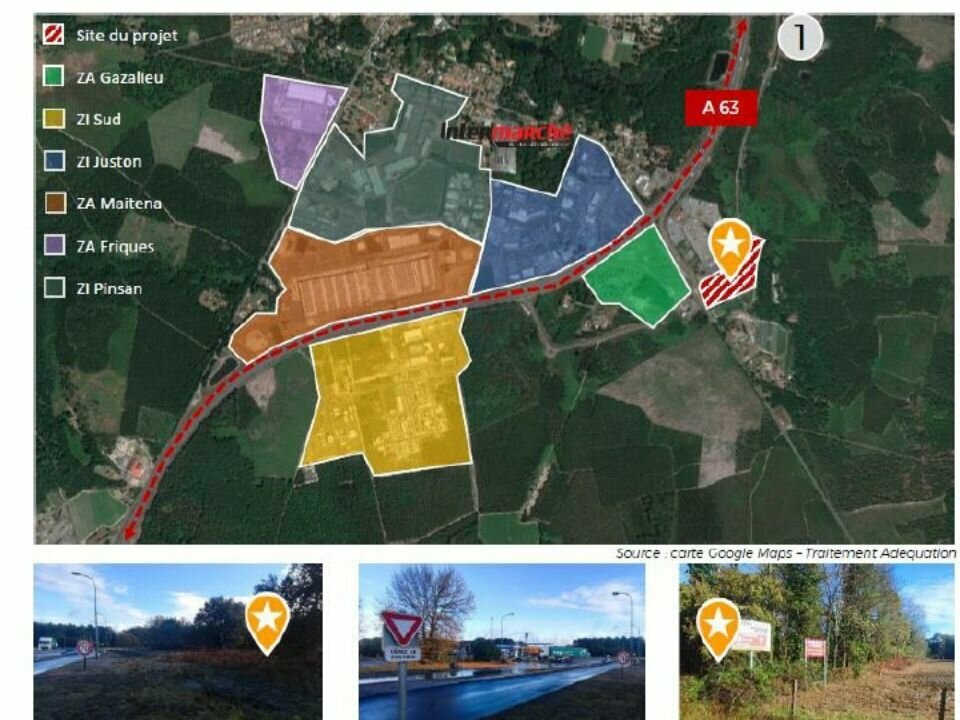 Vente terrain de 36 000 m² à Castets